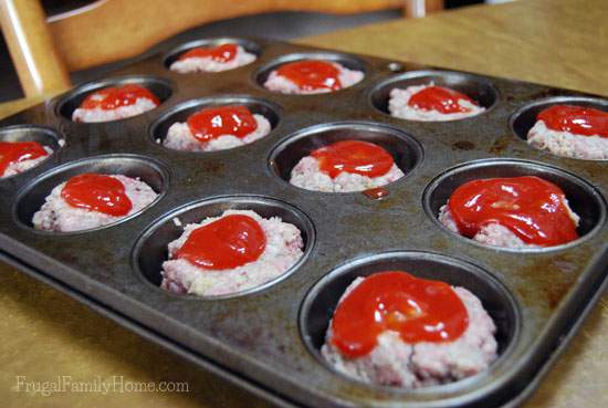 Muffin Tin Mini Meatloaf Recipe