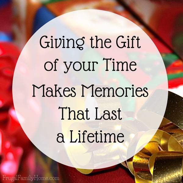 Give the Gift of Your Time {Free Printable}