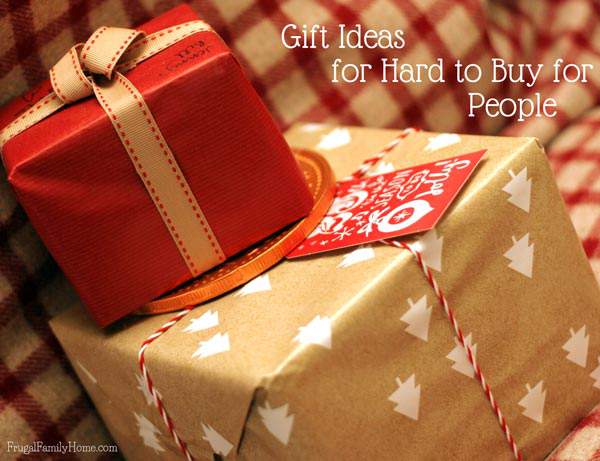 Gift Ideas for Hard to Buy for People