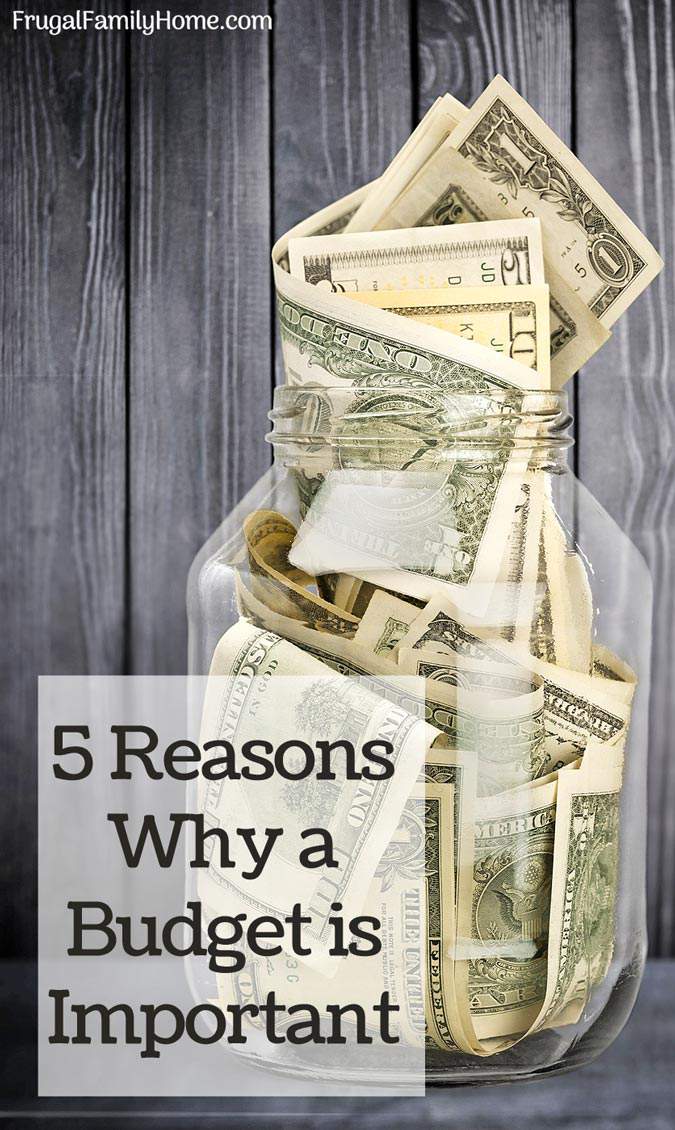 5 Reason Why A Budget Is Important 5 Reason Why A Budget Is Important