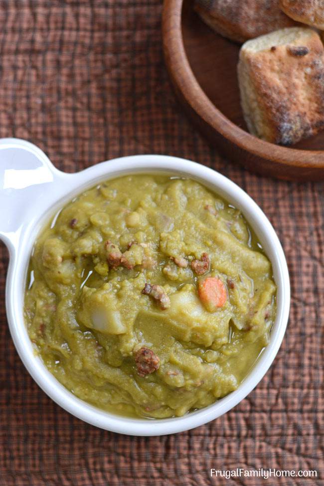 An Easy to Make Crock Pot Split Pea Soup