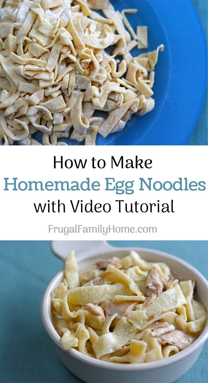 How To Make Homemade Egg Noodles Without A Pasta Machine